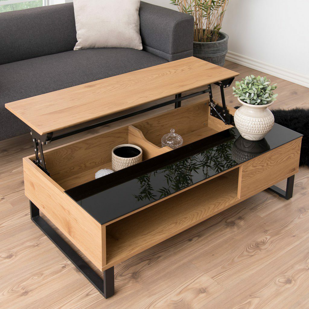 Lift top coffee table modern store